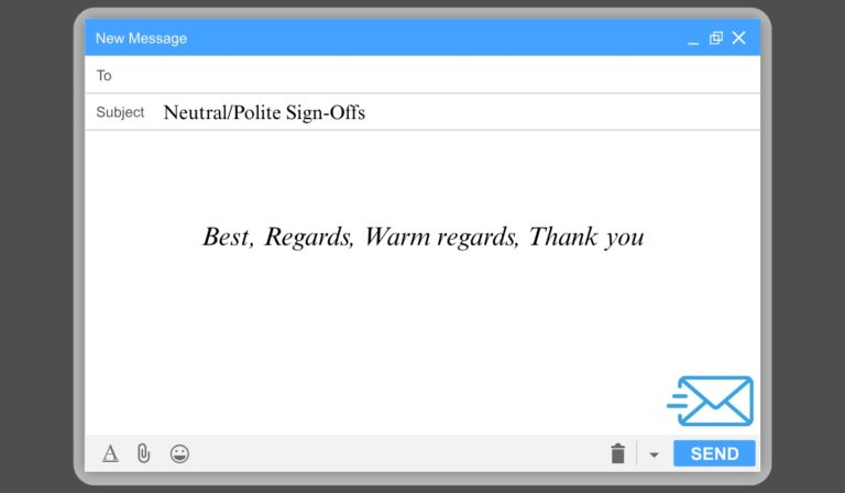 How to End an Email That Sound Professional and Polite - Office Work SRX